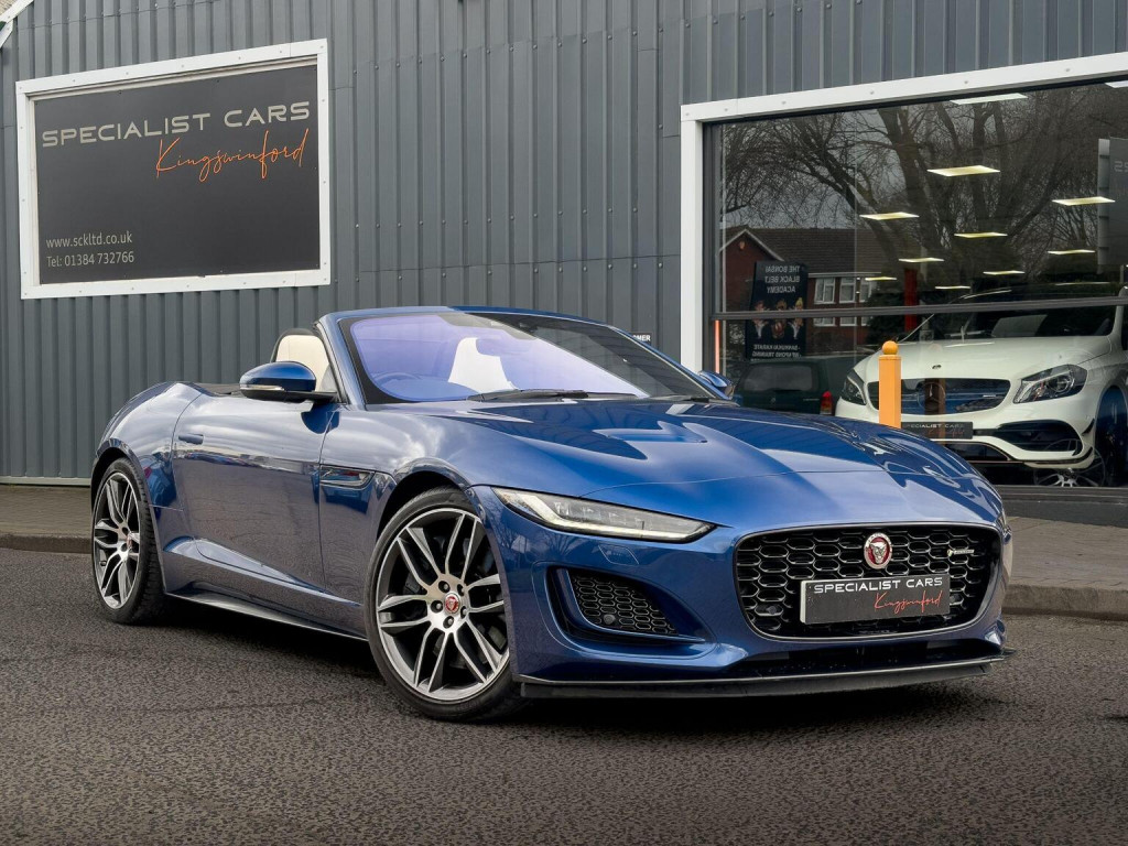 Used JAGUAR F-TYPE 2020 Blue for sale - £46000 in Kingswinford, West ...
